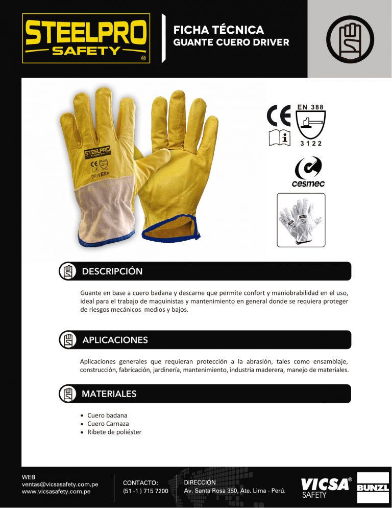 EPP DE PROTECCIÓN MANUAL